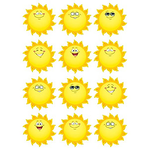 Teacher Created Resources Happy Suns Accents (5419)