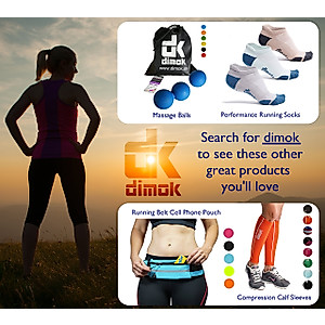 dimok Yoga Blocks and Strap Set - Foam Bricks 9x6x4 and 8FT Yoga Belt Metal D-Ring - High Density Premium Quality (with Resistance Bands)