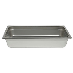 HUBERT Steam Table Pan Hotel Pan Full Size Stainless Steel - 4&quot; D