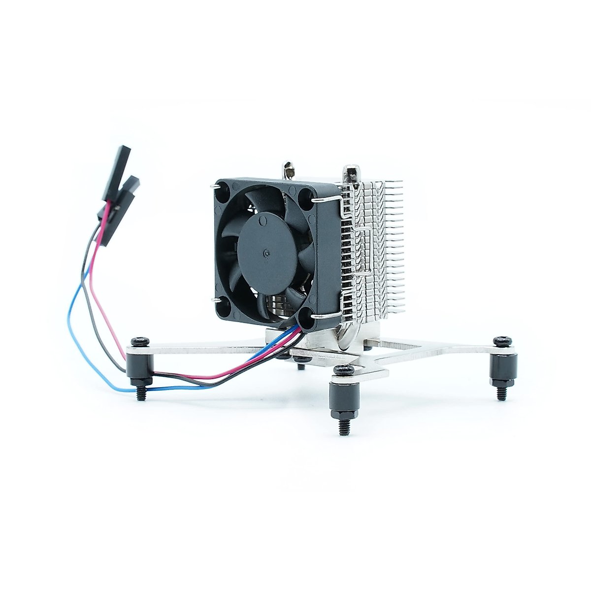 KKSB High-Performance Cooler for Raspberry Pi 4 | 30mm PWM Fan Included | Aluminium Fins