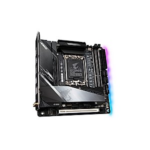 GIGABYTE Z690I AORUS Ultra DDR4 (LGA 1700/ Intel Z690/ Mini-ITX/ DDR4/ Dual M.2/ PCIe 5.0/ USB 3.2 Gen2X2 Type-C/WiFi 6/ Intel 2.5 GbE LAN/Gaming Motherboard)