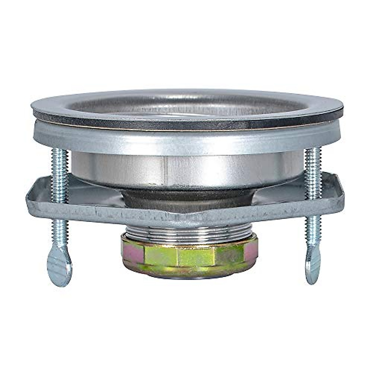 EZ-FLO Kitchen Sink Strainer with Flange and Die-Cast Slip-Joint Nut, Stainless Steel Fixed-Post Basket with 3-1/2 Inch to 4 Inch Opening, 30013