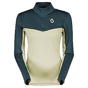 SCOTT Women's Defined Light Pullover (Aruba Green/Pale Yellow, XSmall) 2022/23