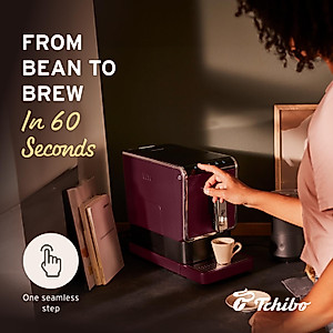 Tchibo Automatic Espresso & Coffee Machine with Built-in Grinder, No Coffee Pods Needed, Silver