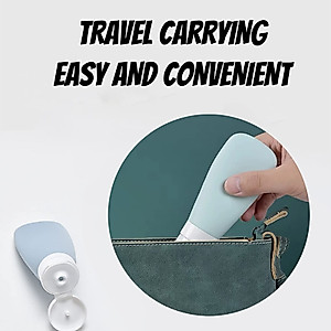 Portable Travel Bottles Leak Proof,4pcs*60ml Travel Containers for Travel Size Toiletries,Travel Bottle Set for Toiletries Shampoo Conditioner Lotion