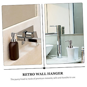 Housoutil 4 Pcs Sprinkler Foaming Hand Soap Dispenser Soap Dispenser Kitchen Foaming Soap Dispenser Soap Dispenser Pump Replacement Stainless Steel Emulsification Pump Travel Nozzle