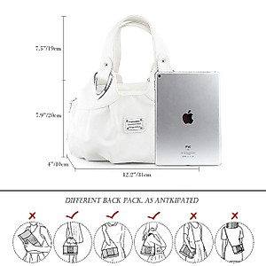 Panzexin Print Floral Bag, Medium Handbag for Ladies Top-handle Handbags for Women