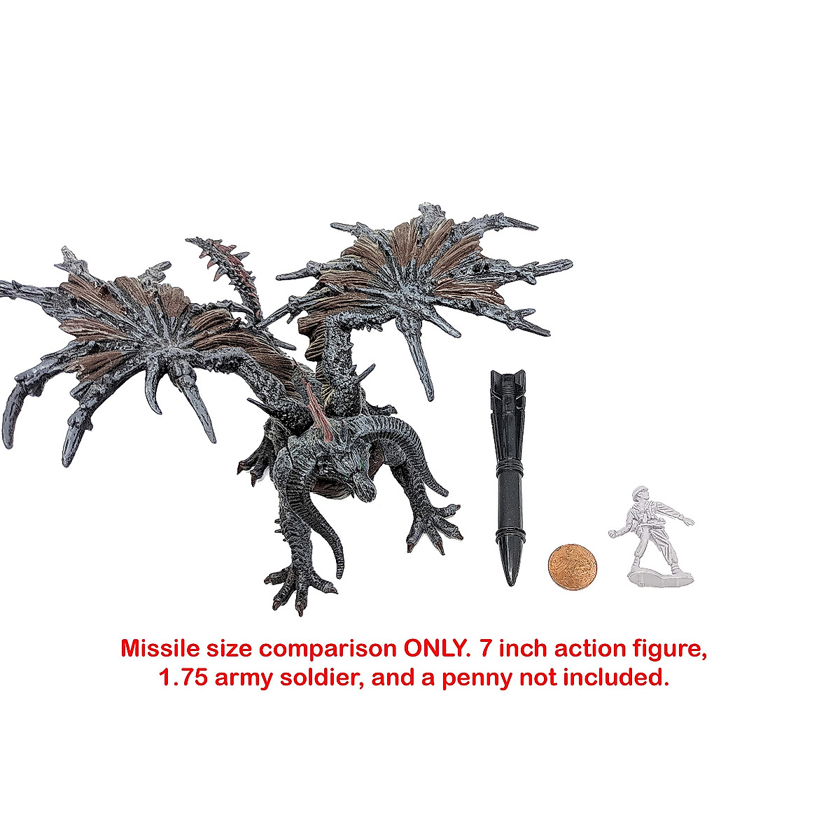 Military Navy Toy X-58E Anti-Radiation Missiles Playset for Action Figures Diorama Sets - 10 Pieces