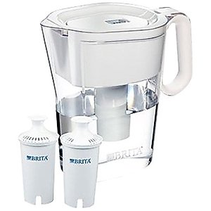 Brita Wave 10 Cup Water Pitcher Plus 2 Advance Filters Clear - NEW