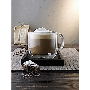 ZWILLING J.A. Henckels Cappuccino Glass Mug Set, Clear