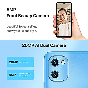 UMIDIGI F3 SE Smartphone (4GB + 128GB) Unlocked Cell Phone, 6.7'' Screen Phone and 20MP AI Camera Cell Phone, 5150mAh Battery Android 11 Unlocked Android Phone Global Version……