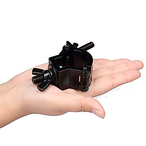 10 Pack Stage Lighting Clamp 1.26-1.38 Inch Lighting Mount Fits 32-35mm OD Pipe Duty 165lb Hook Clamp