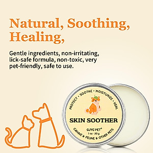 GJYC PET Rapid Healing & Hair Regrowth Dog Skin Soother - 1 oz. Tin - Quick Skin Repair and Hair Recovery