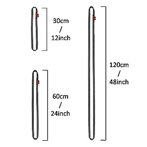 GM CLIMBING One Unit 16mm Nylon Sling Runner 30cm / 12inch (Gray)