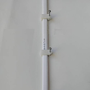 200 PCS 8mm Flat Ethernet Cable Wire Clips Single Coaxial Cable Clamps with Nail for Ethernet Cable Management