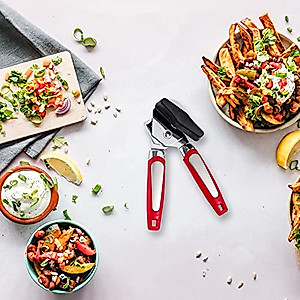 Manual Can Opener for Kitchen, Safety Can Opener Smooth Edge, Gift for Mother, Father, Housewife