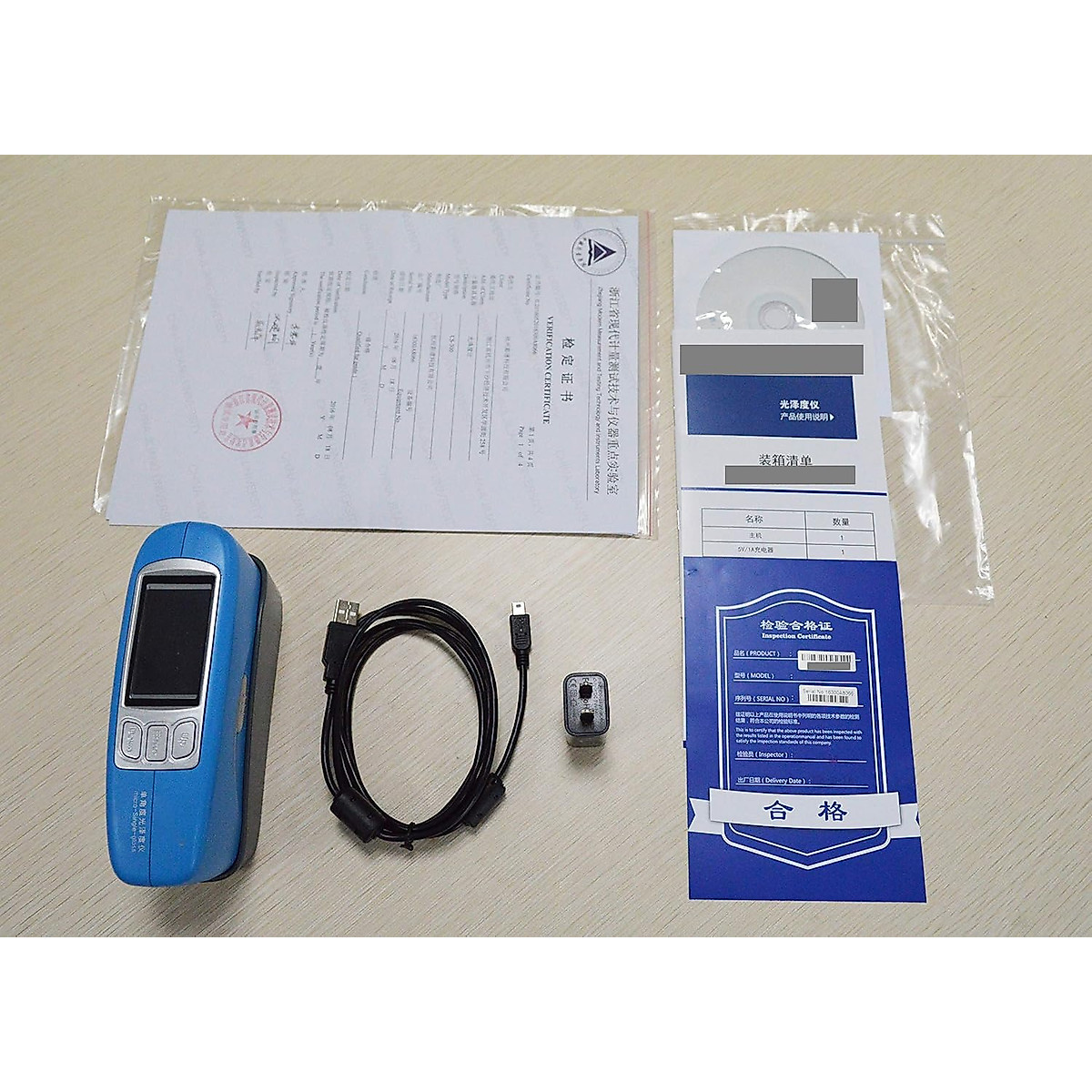 VTSYIQI Micro Aperture Gloss Meter 60 Degree Small Aperture Glossmeter for Paint Ink Test with Measuring Aperture 2 * 3mm Test Range 0 to 600GU Repeatability 0.2% GU