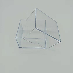 for Pokemon Cards Box, Acrylic Trading Card Storage Organizer Clear Boxes,for Sports Football, Basketball, Baseball, Hockey Magic Cards,White 1 Pack