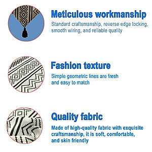 Kitchen Table Decor, Chenille Geometric Lines Table Runner, Table Decoration for Holiday Party, for Dining Rooms, Kitchens, Parties, Weddings, and More,70 Inches#