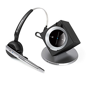 Sennheiser OfficeRunner Convertible Wireless Office Headset with Microphone - DECT 6.0 (Classic Silver)