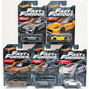 Hot Wheels 2020 Fast & Furious Complete Set of 5 Vehicles with First Hobbs & Shaw Car Release