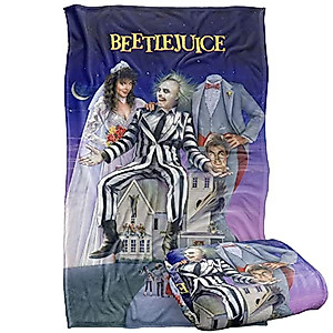 Beetlejuice Poster Silky Touch Super Soft Throw Blanket 36" x 58",Poster