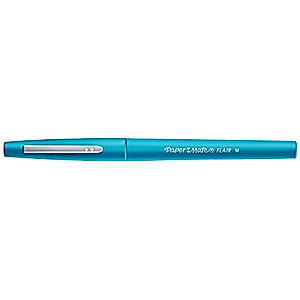 Paper Mate Flair Felt Tip Pen, Medium Point, Sky Blue, 1 Pen