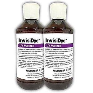 Goose Repellent UV Marker, Goose and Bird Detterent for Avian Migrate, Improves The Longevity of The Avian Migrate, Trains Geese and Birds to Avoid Areas, Invisidye (Two 8 oz Bottles)