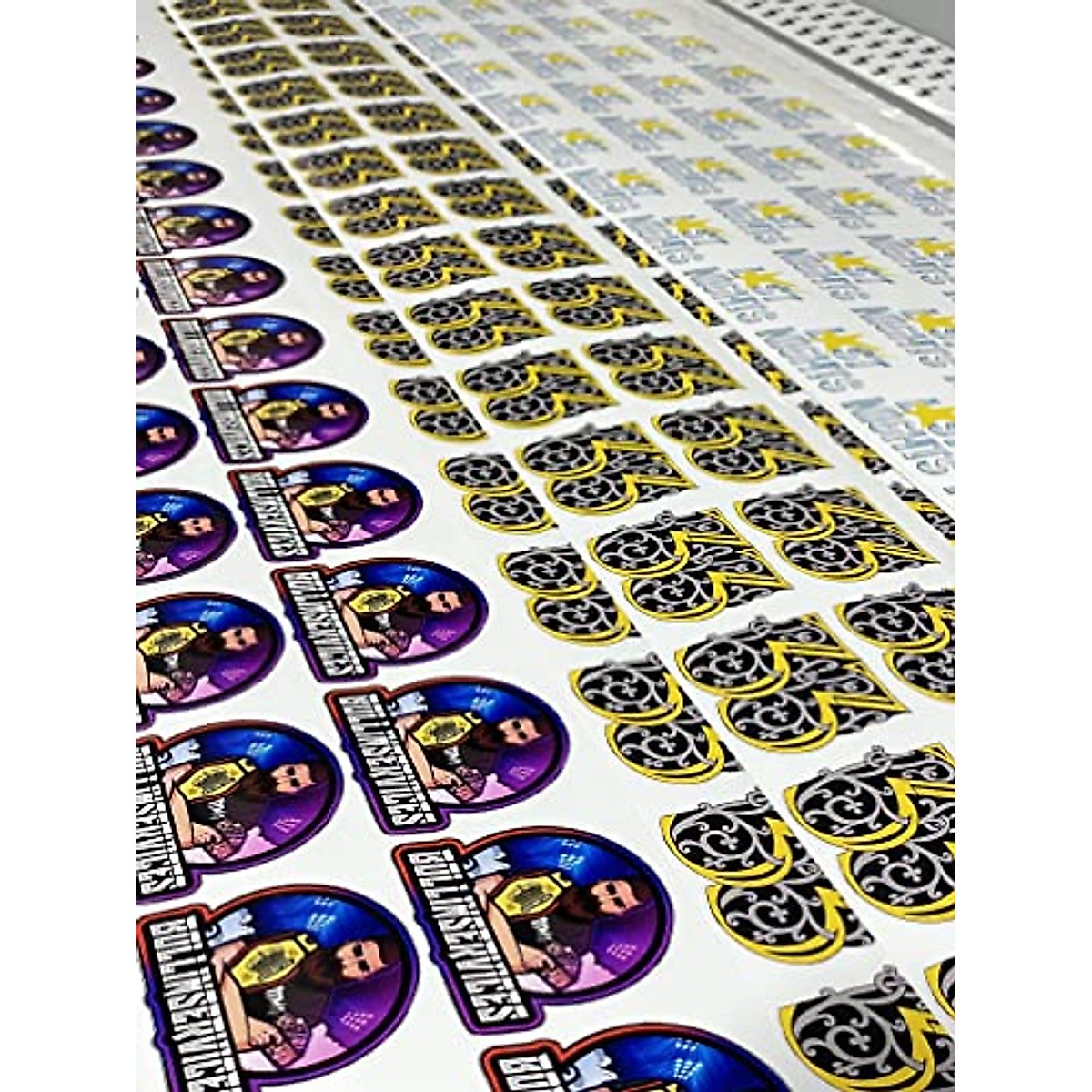 VulgrCo Custom Design Your Own Personalized Labels Stickers Decals Text Name Image Photo 120 Pack