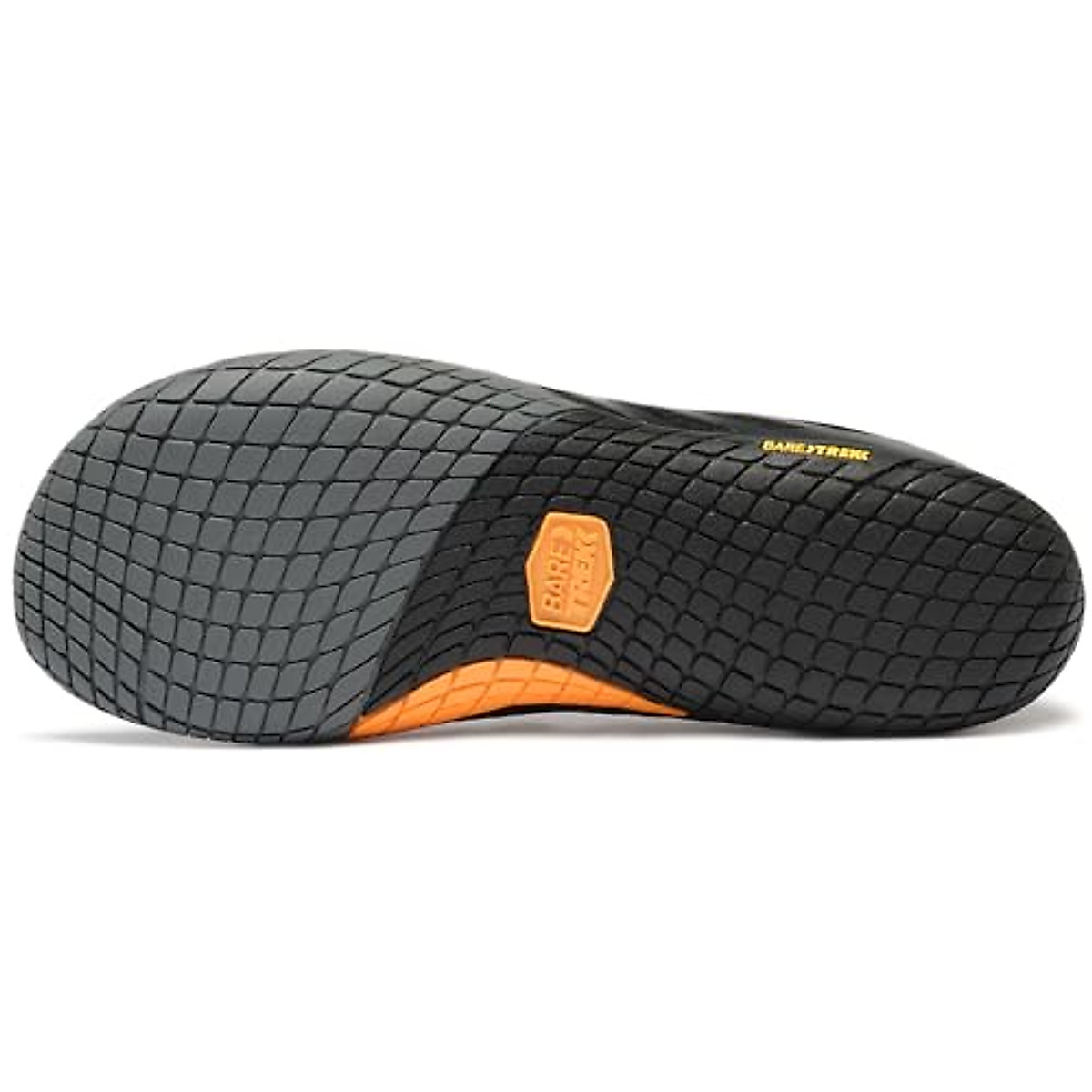 TSLA Men's Trail Running Shoes, Lightweight Athletic Zero Drop Barefoot Shoes, Non Slip Outdoor Walking Minimalist Shoes, Barefoot Trail Black & Dark Grey, 11