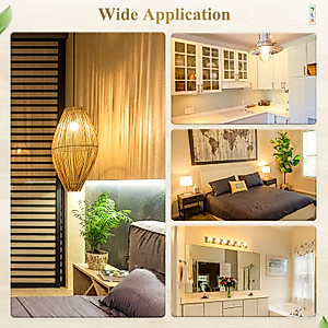 DiCUNO ProOE A19 LED Bulbs 60W Equivalent, 3000K Warm White, 806 Lumens 9W LED Light Bulb, High CRI 98, Non-dimmable, 100-240V, E26 Medium Base, Frosted, Pack of 6