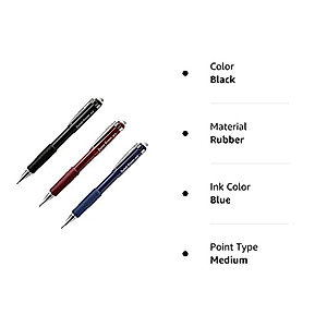 Pentel Twist-Erase Automatic Mechanical Pencils - Assorted Sizes and Barrels: QE515A, QE517B, QE519C, 1 for each