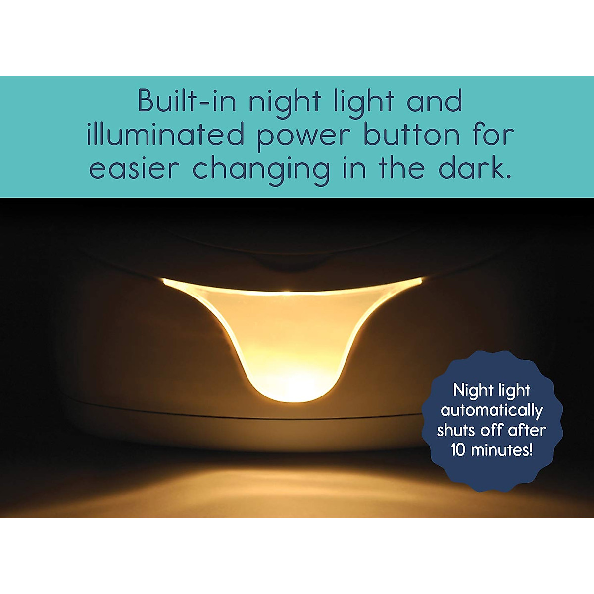 hiccapop Baby Wipe Warmer and Baby Wet Wipes Dispenser | Baby Wipes Warmer for Babies | Diaper Wipe Warmer with Changing Light