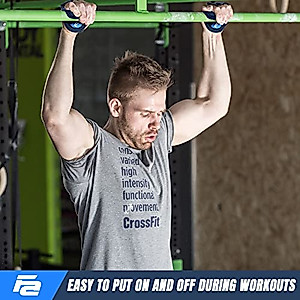 Fit Active Sports Workout Gloves for Gym - Durable Gym Grips, & Grip Pads - Rubber Padding to Avoid Calluses - Suits Men & Women