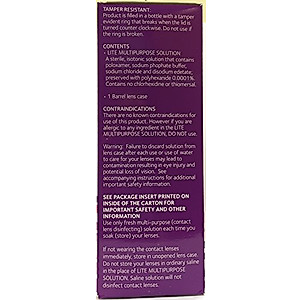 Lite Multipurpose Solution (Formerly Sauflon Lite) - 3 x 9 fl oz, 27 fl oz Total