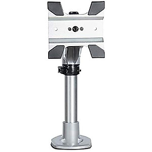 StarTech.com StarTech.com Desk Mount Monitor Arm - VESA or Apple iMac/Thunderbolt Display up to 14kg - Articulating Height Adjustable Single Desktop Monitor Pole Mount - Clamp/Grommet - Silver