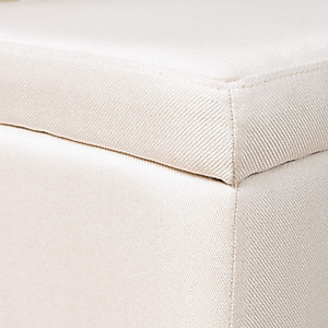 Christopher Knight Home Isra Fabric Ottoman, Beige