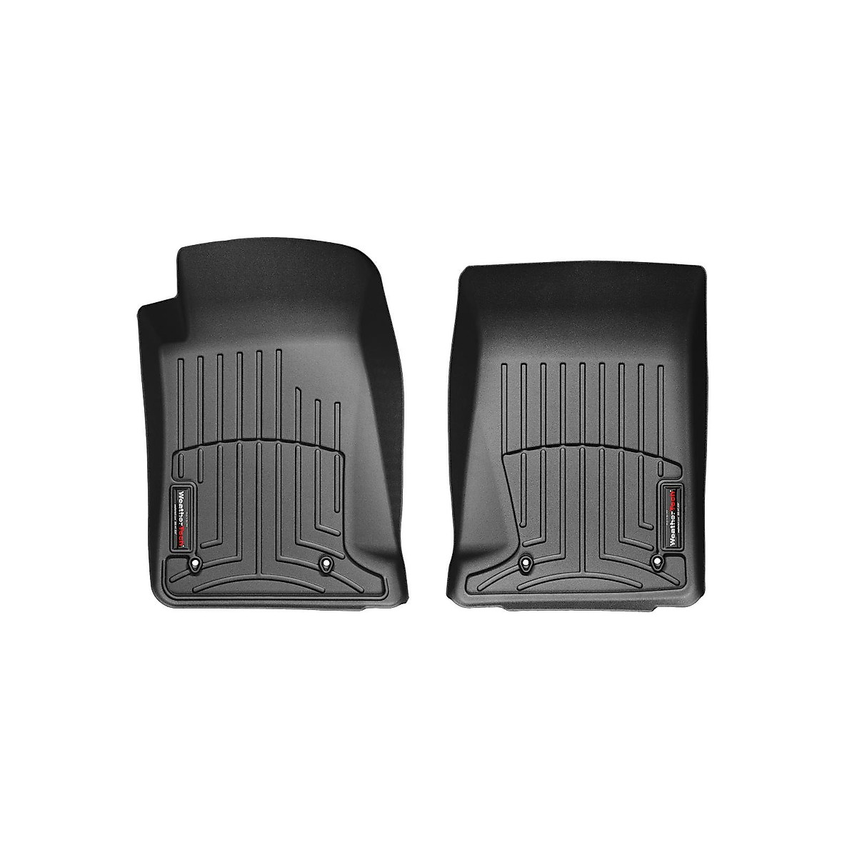 WeatherTech Custom Fit FloorLiners for Chevrolet Camaro - 1st Row (442671), Black