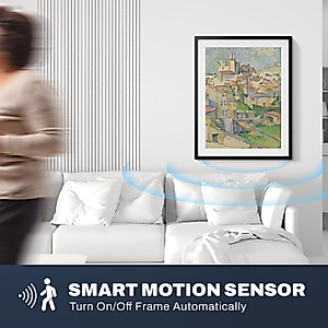 Arktronic 16.7 Inch Extra Large Digital Picture Frame WiFi 32GB, Electronic Photo Frame HD Touch Screen, Motion Sensor, Instantly Share Photos/Videos via App & Email, for Mom