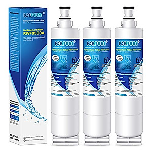 ICEPURE 4396508 Replacement for Whirlpool 4396510, EDR5RXD1, PNL240V, 4396508p, 4396547, 4392857,LC400V, WF-NLC240V,46-9010, Everydrop Filter 5 Refrigerator Water Filter,3PACK