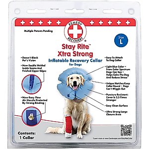 Dogswell Remedy + Recovery Dog First Aid, Inflatable Collar, Large