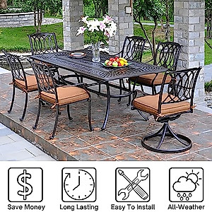 Project Patio Swivel Chair Rocker Spring Plate 2.5 x 5 Inch Outdoor Patio Furniture Replacement Fiberglass Repair Parts - 2-Pack