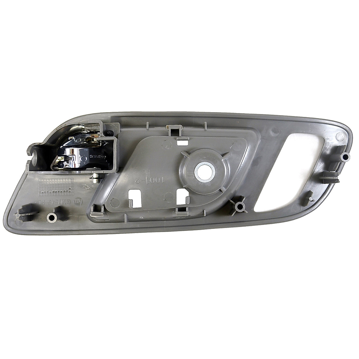 PT Auto Warehouse GM-2546MG-QP2 - Inside Interior Inner Door Handle, Gray (Titanium) Housing, Chrome Lever - 1 Front Left, 1 Front Right, 1 Rear Left, 1 Rear Right