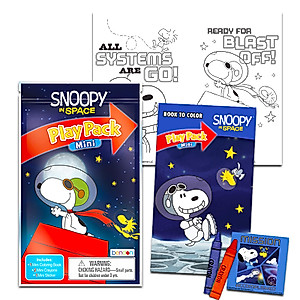 Peanuts Coloring and Activity Book Set - 4 Coloring Book Bundle Featuring Snoopy, Charlie Brown and The Peanuts Gang (Peanuts Party Supplies)