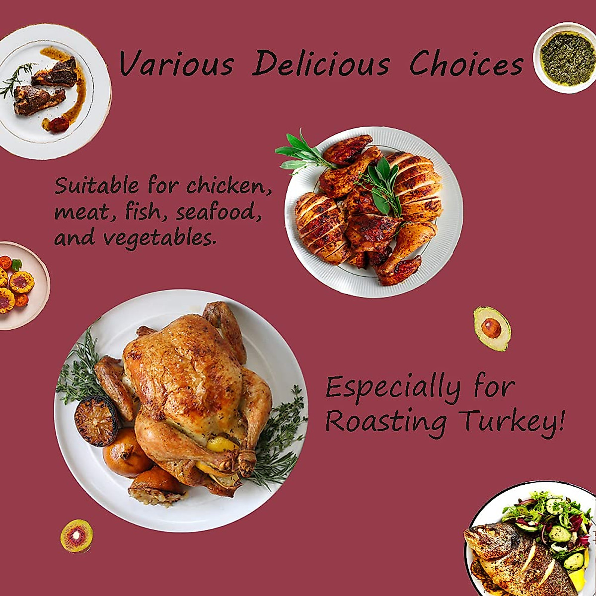 20 Counts Oven Bags Turkey Size | Large Oven Bag for Thangkgiving Day Turkey Roasting Cooking-2 Pack