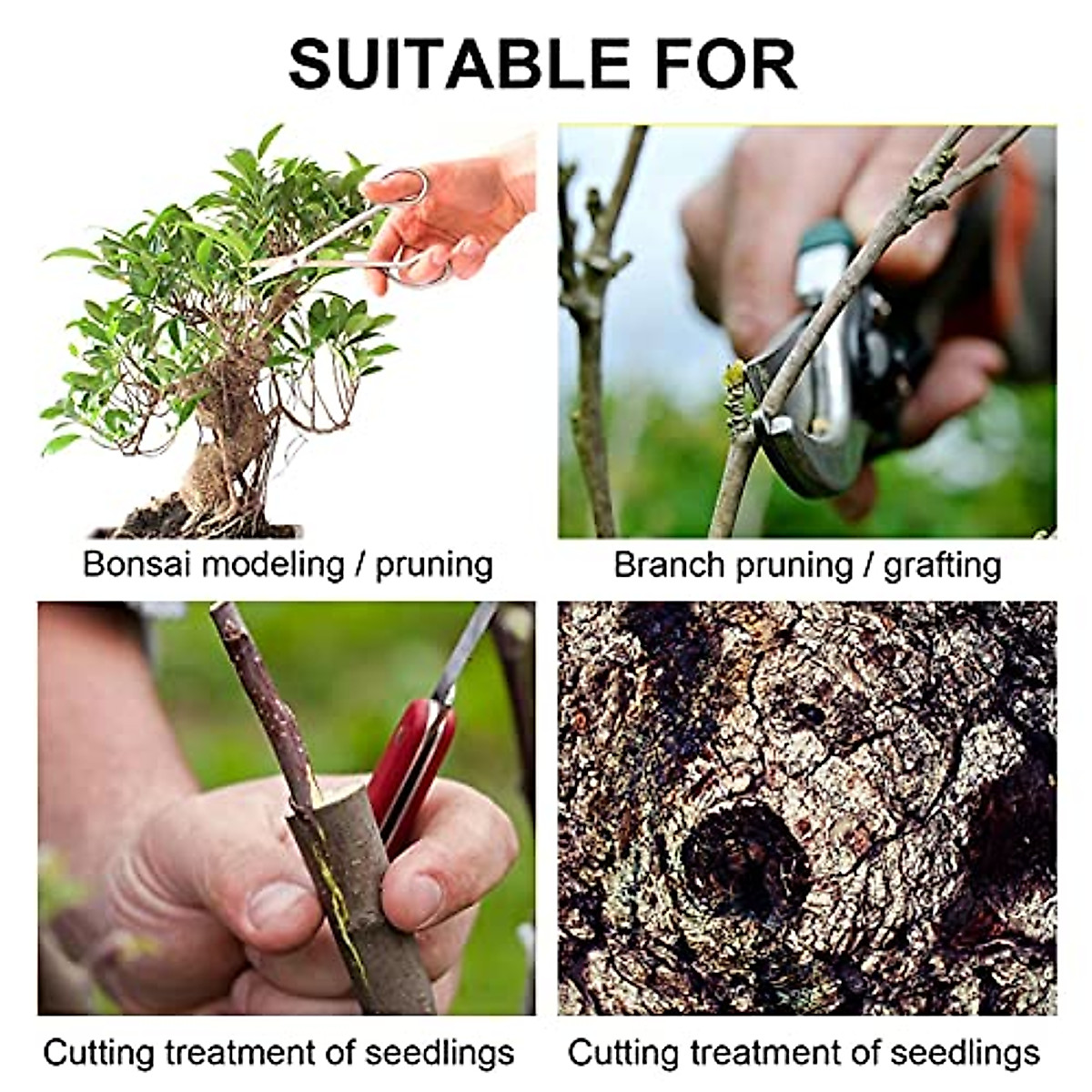 Wene Tree Wound Dressing, Tree Wound Cut Paste 30g Wound Healing Agent Stay Hydrated Bonsai Cut Paste for Garden Supplies