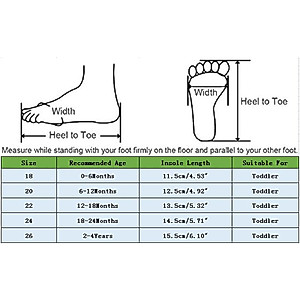 Eoailr Baby Walking Shoes, Sock Shoes Toddler Girls Slippers Toddler Rain Boots Size 7 Kids Light Up Shoes Princess Shoes for Girls 4-6 Kids Swim Shoes Kids Waterproof Shoes