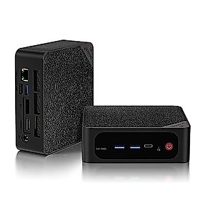 Beelink Mini PC, AMD Ryzen 7 5800H 8 Core(Up to 4.4GHz), 32GB DDR4 RAM 500GB NVMe M.2 SSD, SER5 Max Mini Desktop Computer Support 4K@60Hz Triple Display/WiFi 6/BT5.2/DP/HDMI/USB-C, Gaming/Office/Home