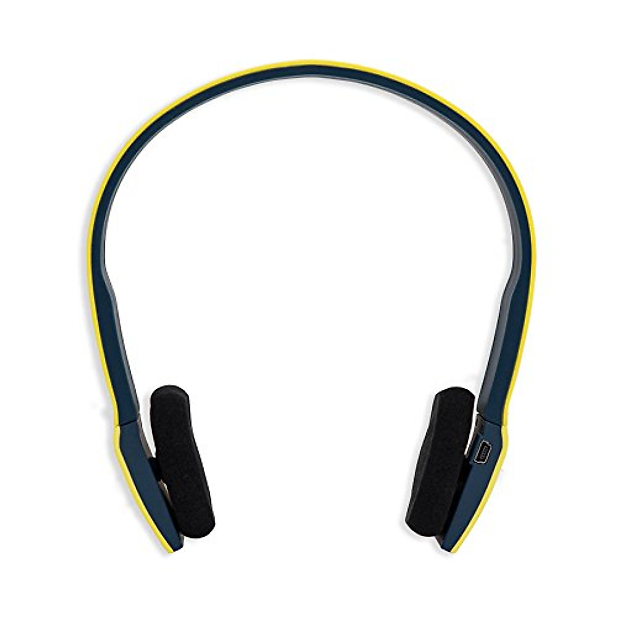 Syba CL-AUD23038 Bluetooth Wireless Stereo Headphones for Tablets, Smart Phones, Built-in Microphone, Yellow