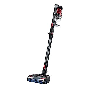 SHARK Shark IZ662H Vertex Pro Lightweight Cordless Stick Vacuum with IQ Display, DuoClean PowerFins & MultiFLEX, 60min Runtime, Black/Red (Renewed)